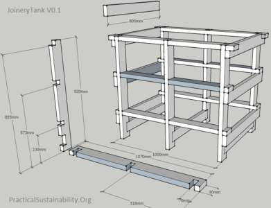 Timber Tank Prototype #1 - Practical Sustainability