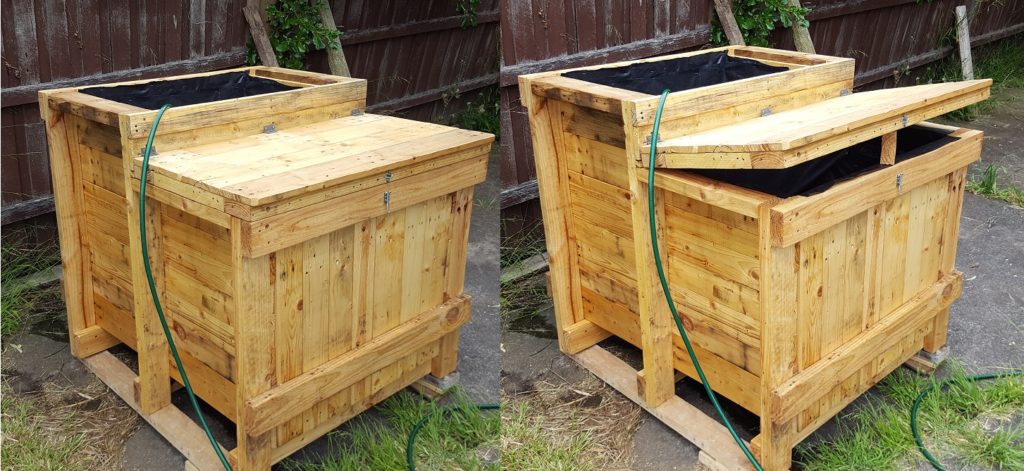 $20 DIY Aquaponic Fish Tank from Recycled Pallets - Practical ...